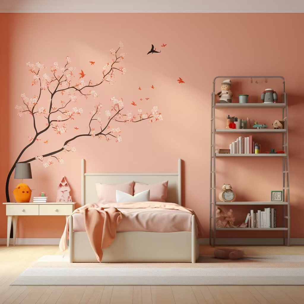 Wall colour combination for bedroom store